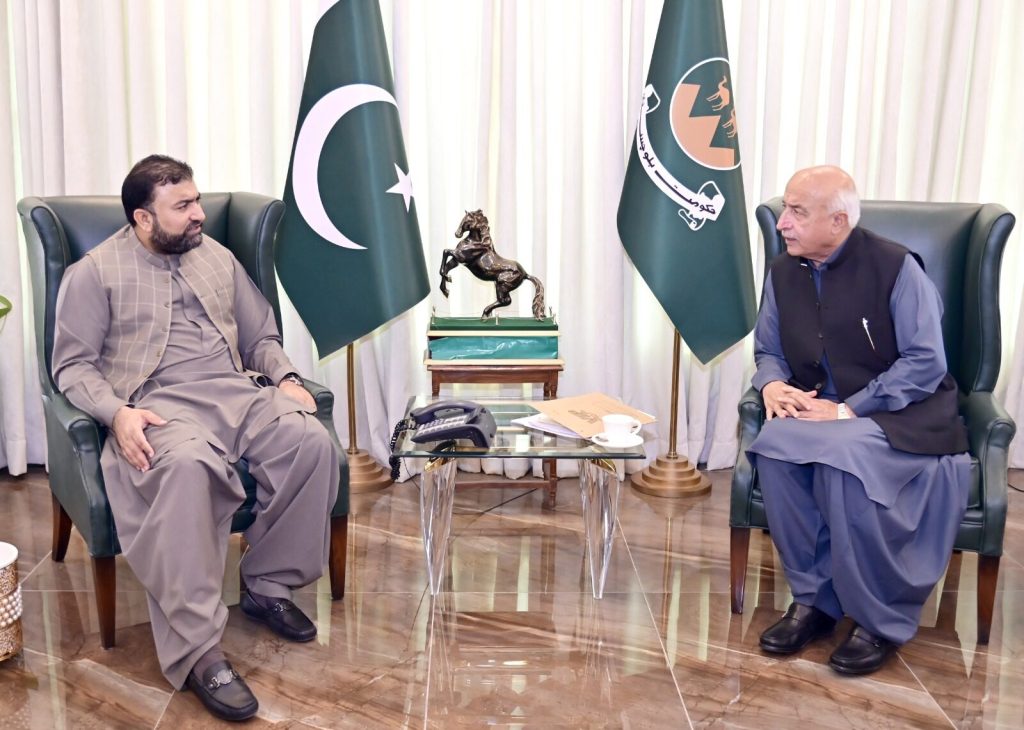 Balochistan CM Meets Former CM Dr. Abdul Malik Baloch to Discuss ...