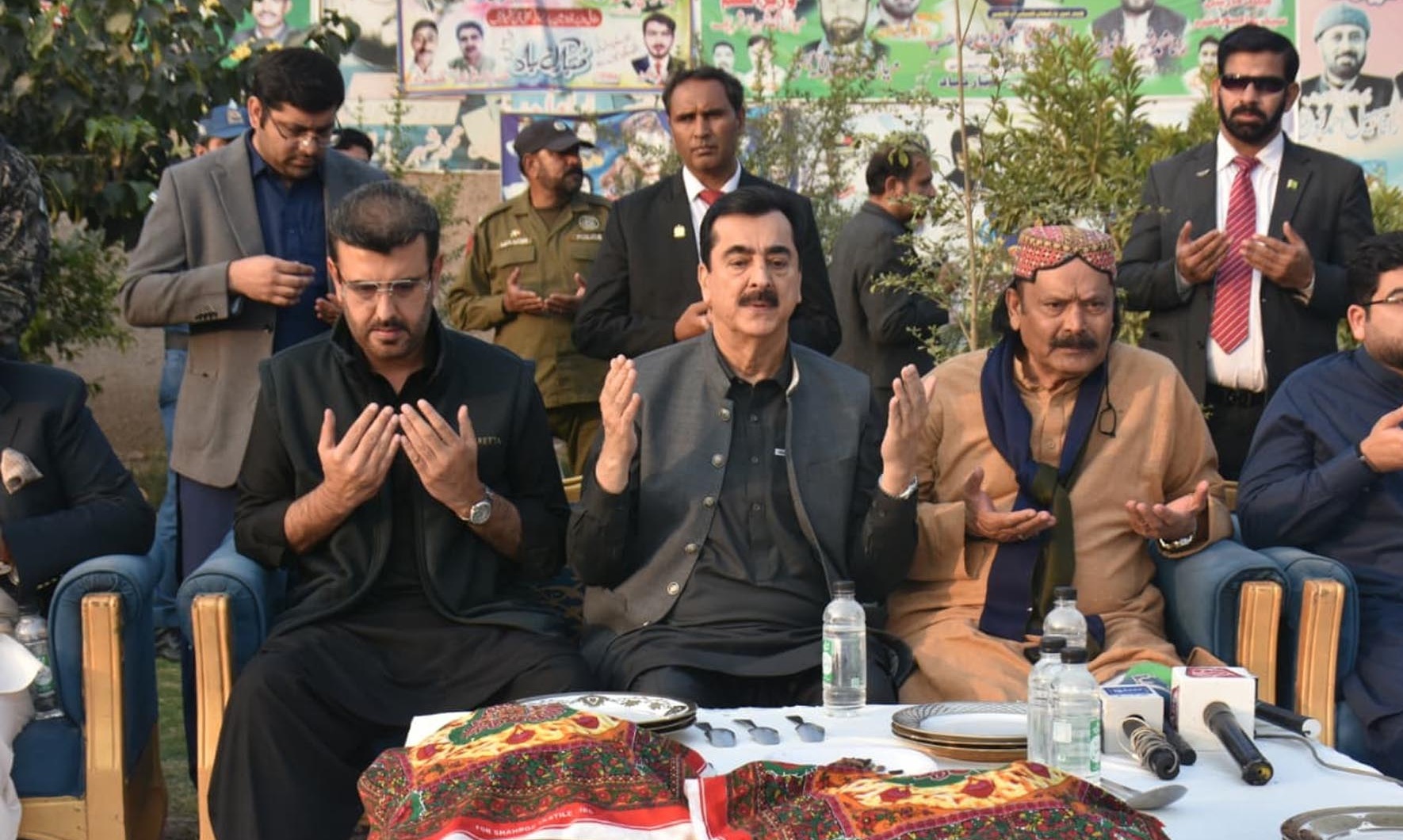 Acting President Gilani Visits Federal Minister Rana Qasim Noon’s ...